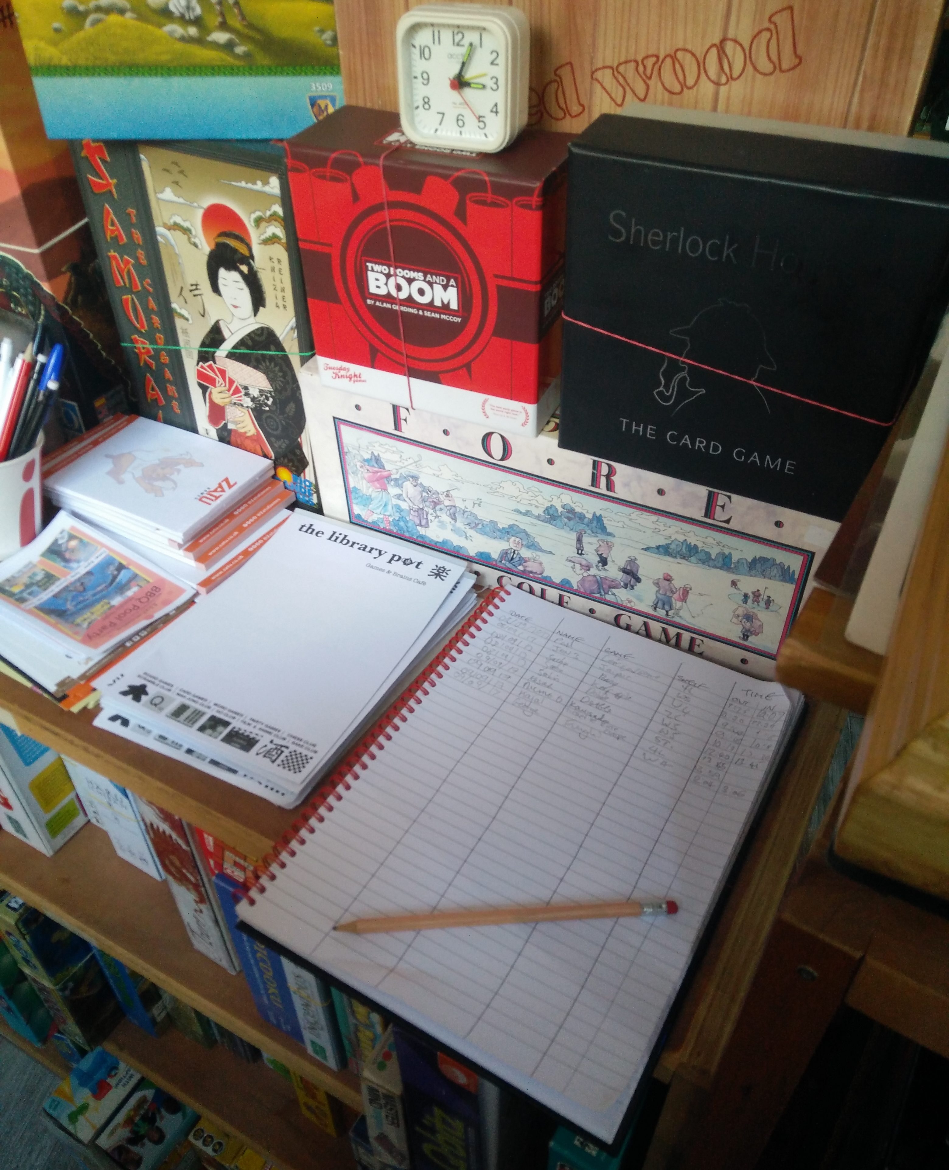Playing Around: The Library Pot – Bits & Pieces