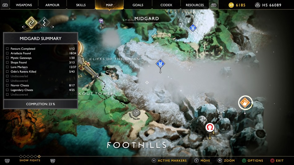 God of War’s fantastic, yet unreliable, map – Bits & Pieces