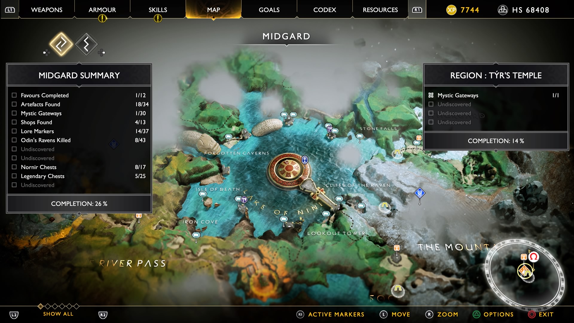 God of War’s fantastic, yet unreliable, map – Bits & Pieces